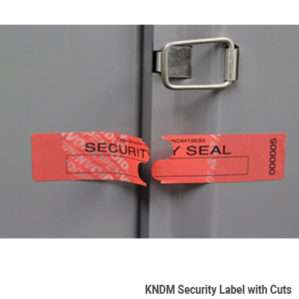 Security Label with Central Security Cuts - TydenBrooks UK